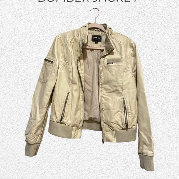 Members Only | Jackets & Coats | Vintage Members Only Tan Bomber Jacket ...